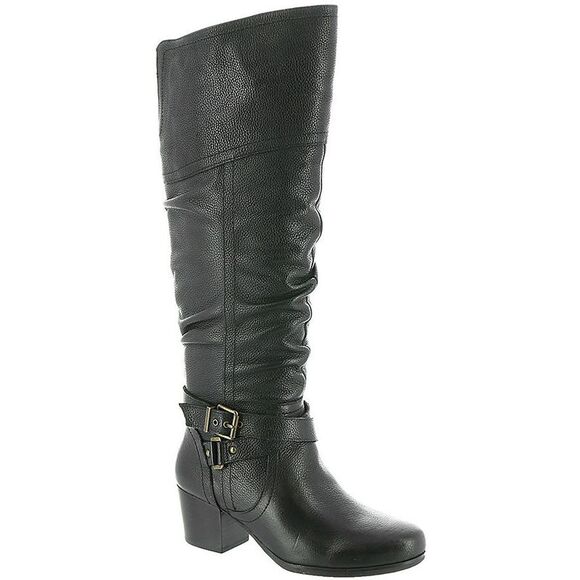 Array | Shoes | Array Womens Dakota Black Leather Kneehigh Tall Riding ...